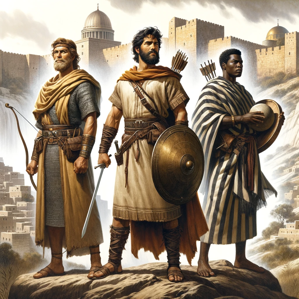 Tiga Pahlawan Daud - Pelita Kaki